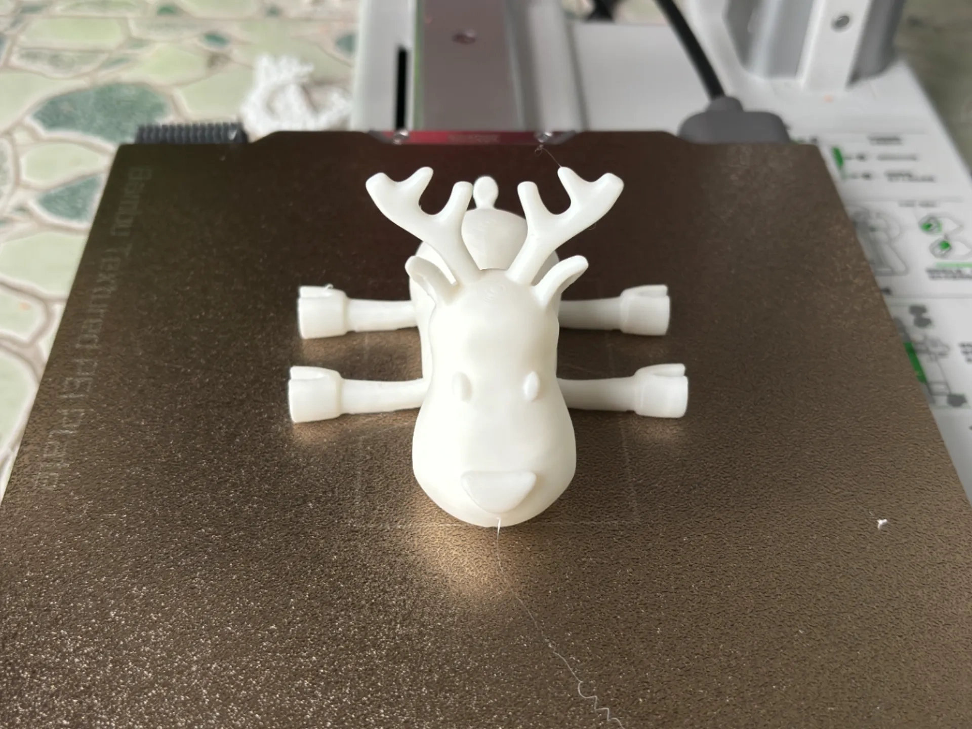 Christmas Reindeer Print-in-Place No Supports A1 Mini by a18yuan ...