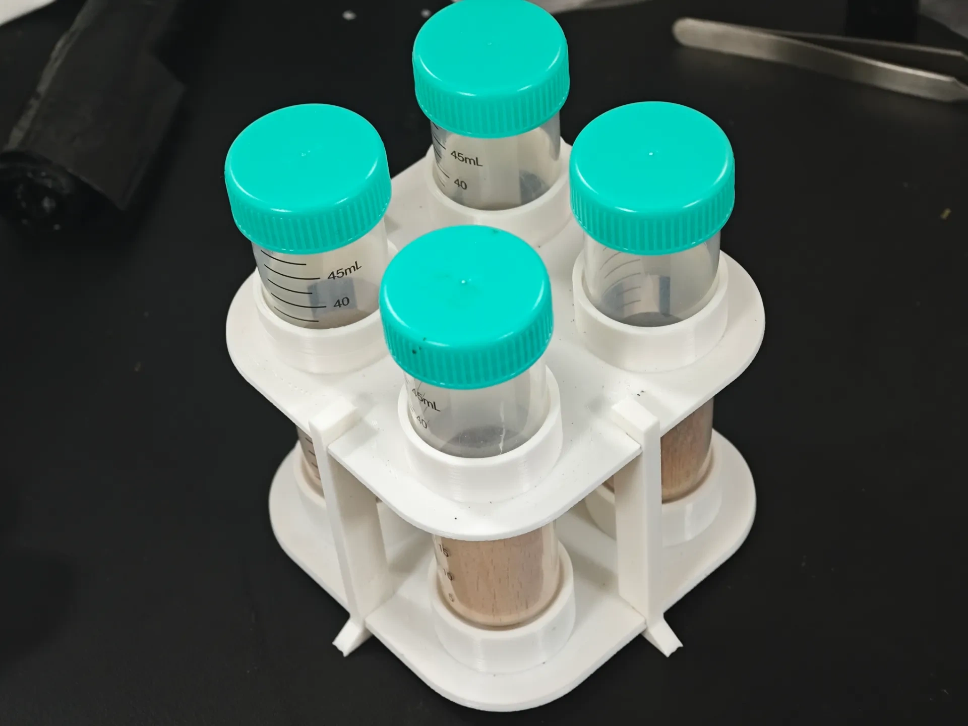 Quadruple 50ml Centrifuge Tube Rack by user_4149412468 - MakerWorld