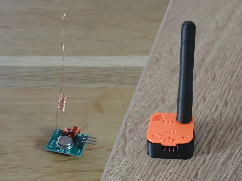 FS1000A 433Mhz Transmitter Enclosure by cat - MakerWorld