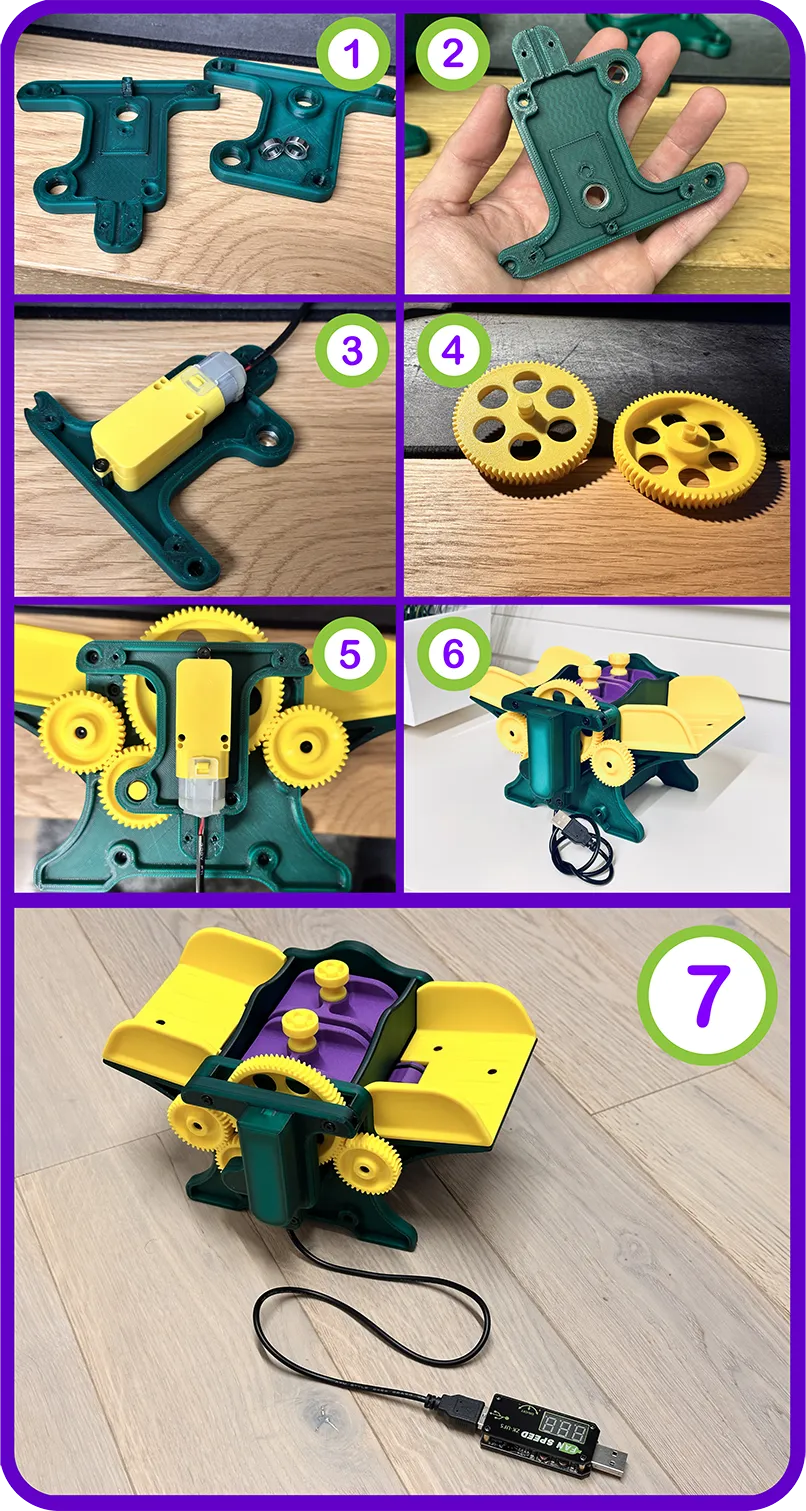 Card Shuffler MOTORIZED! - Free 3D Print Model - MakerWorld