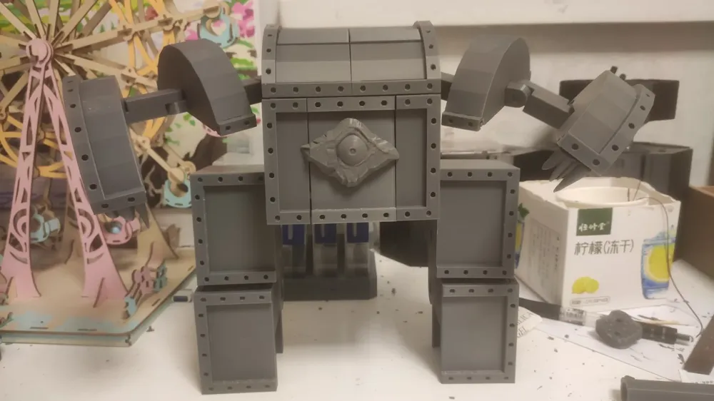 Transformable Mechanical Treasure Chest Monster by user_553759224 ...