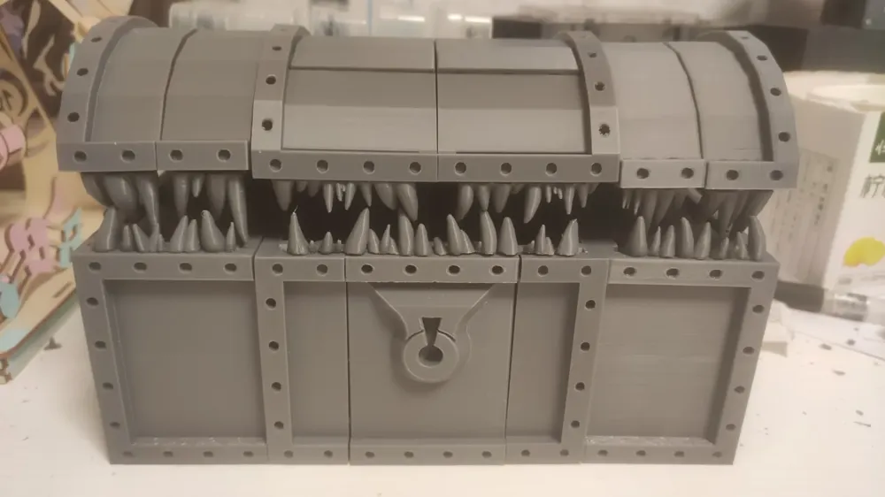 Transformable Mechanical Treasure Chest Monster by user_553759224 ...