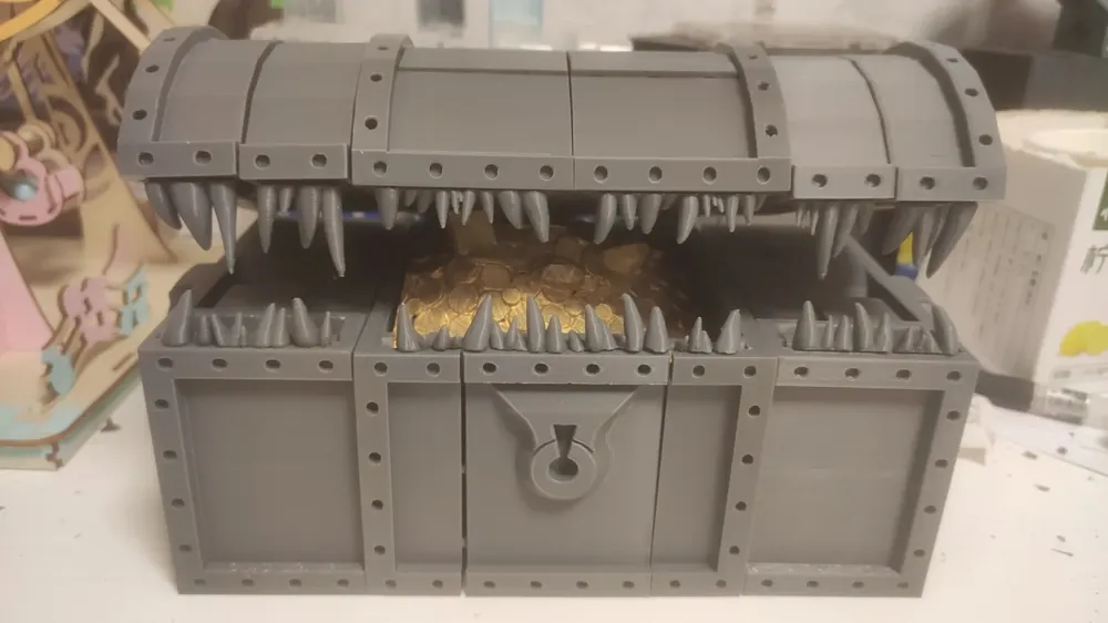 Transformable Mechanical Treasure Chest Monster by user_553759224 ...