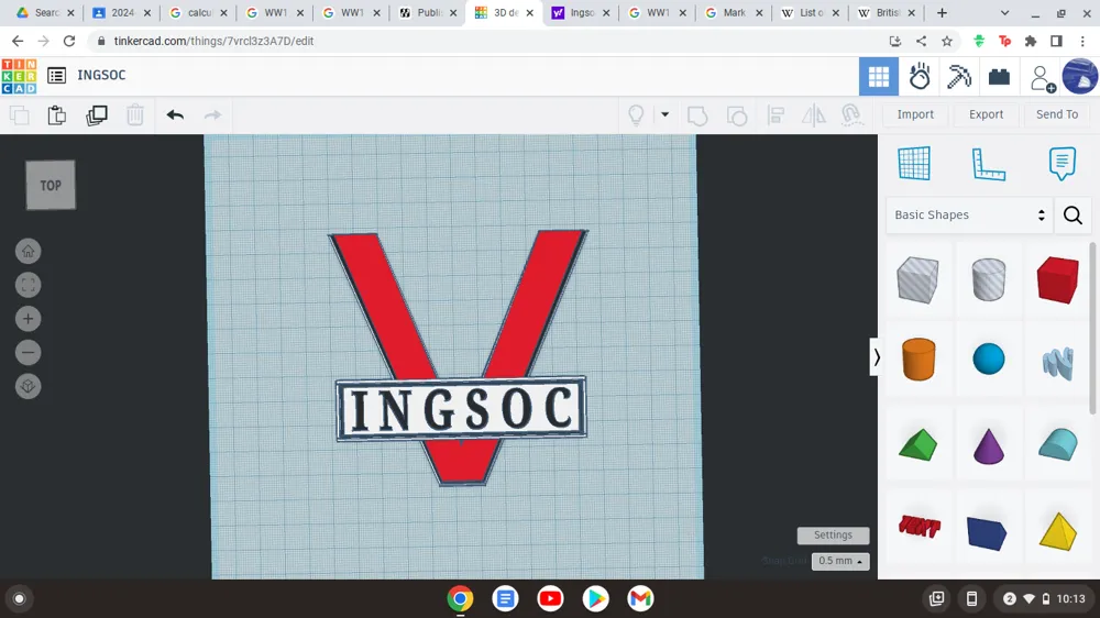 INGSOC Symbol by 2144 - MakerWorld