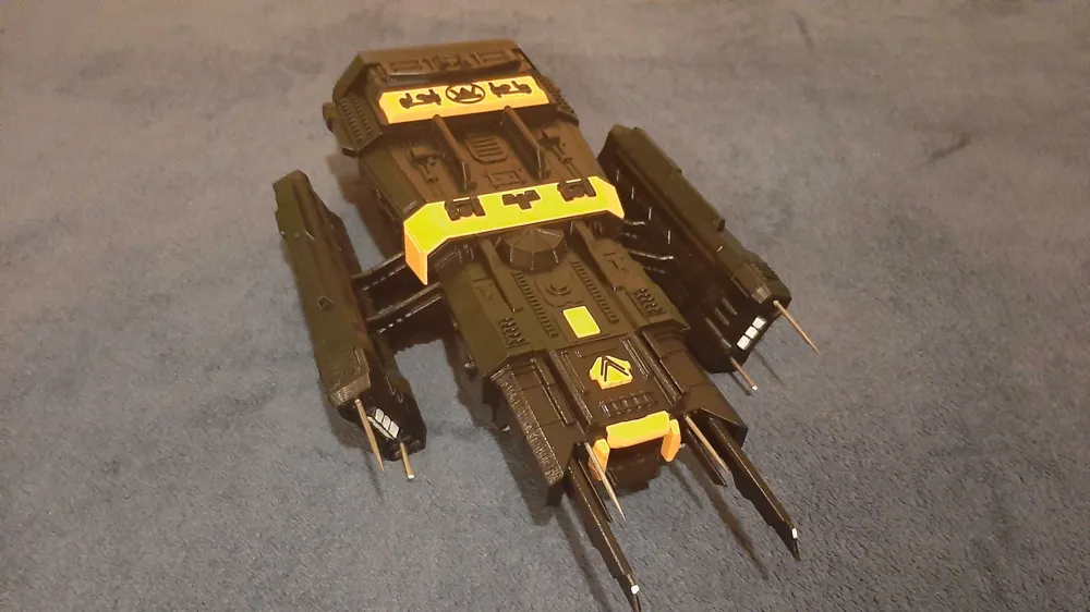 Asuran Light Corvette from Stargate by martin.taichl - MakerWorld