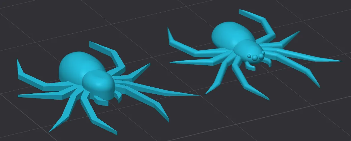 Realistic looking spiders (V2 fuzzy or smooth) by N33 Designs ...