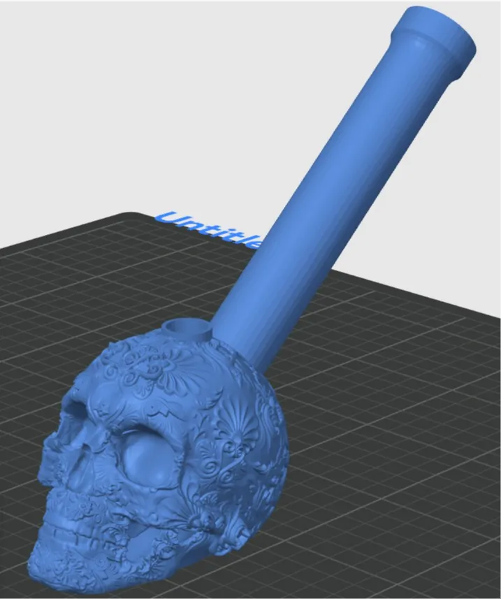 Skull Pipe by The "Bong"Father - MakerWorld