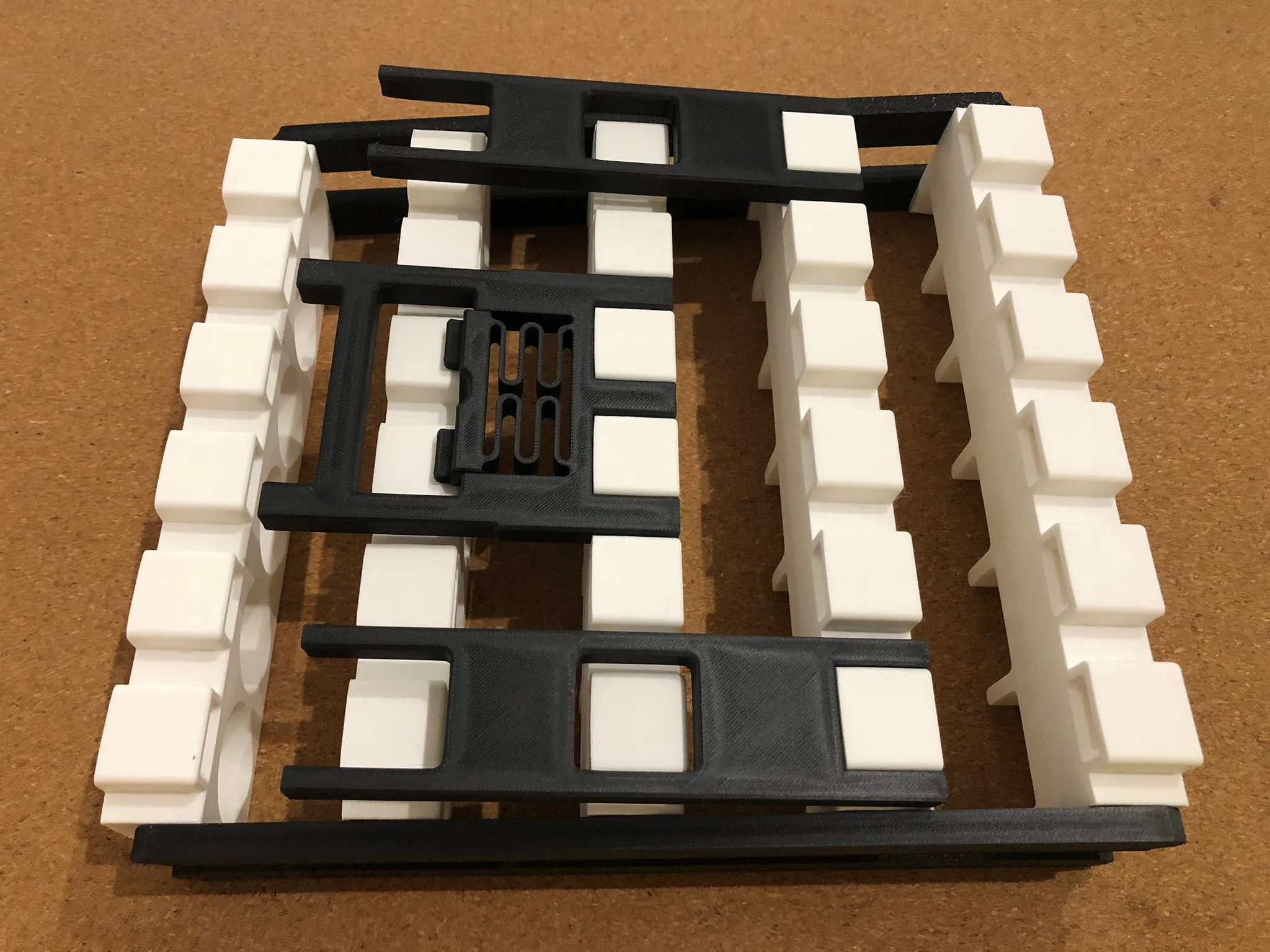 Paint Rack Stack Folding Holder (6x5) - Free 3D Print Model - MakerWorld