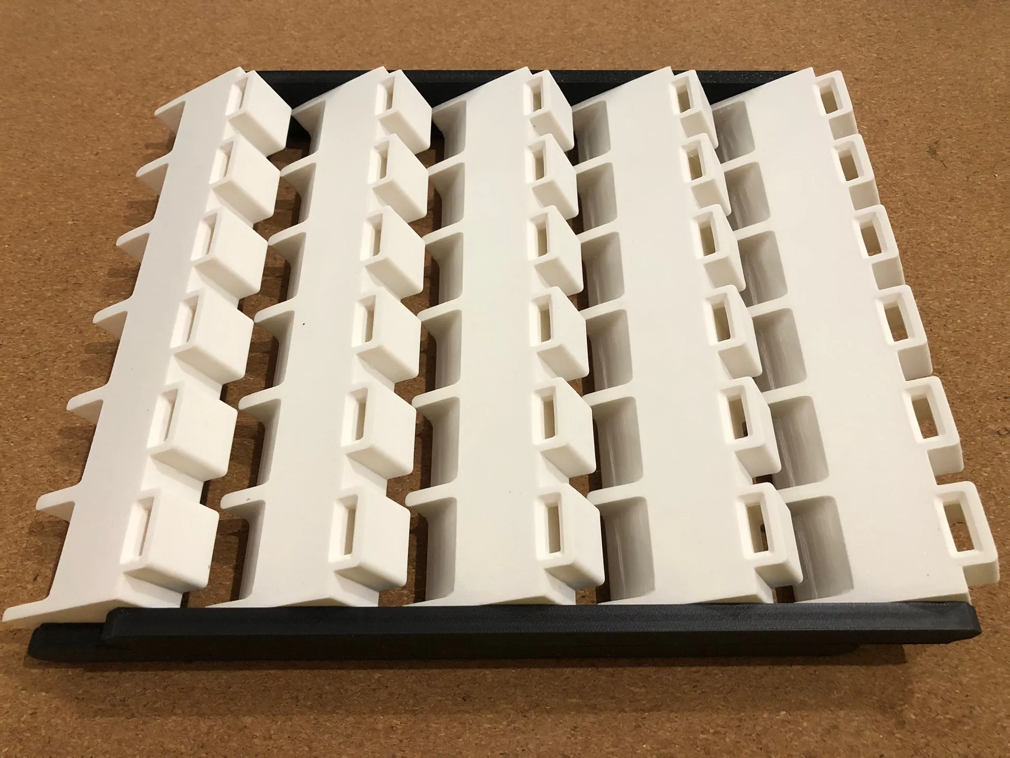 Paint Rack Stack Folding Holder (6x5) - Free 3D Print Model - MakerWorld