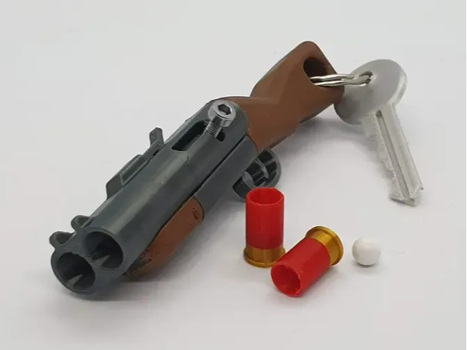 Mini Double-Barrel Shotgun by 我是青蛙我怕谁 - MakerWorld