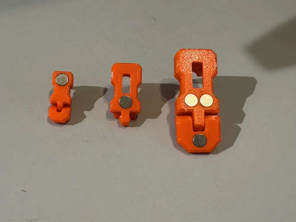 Dummy 13 v1.0 Magnetic Feet - 100%, 150% and 200% - Free 3D Print Model ...