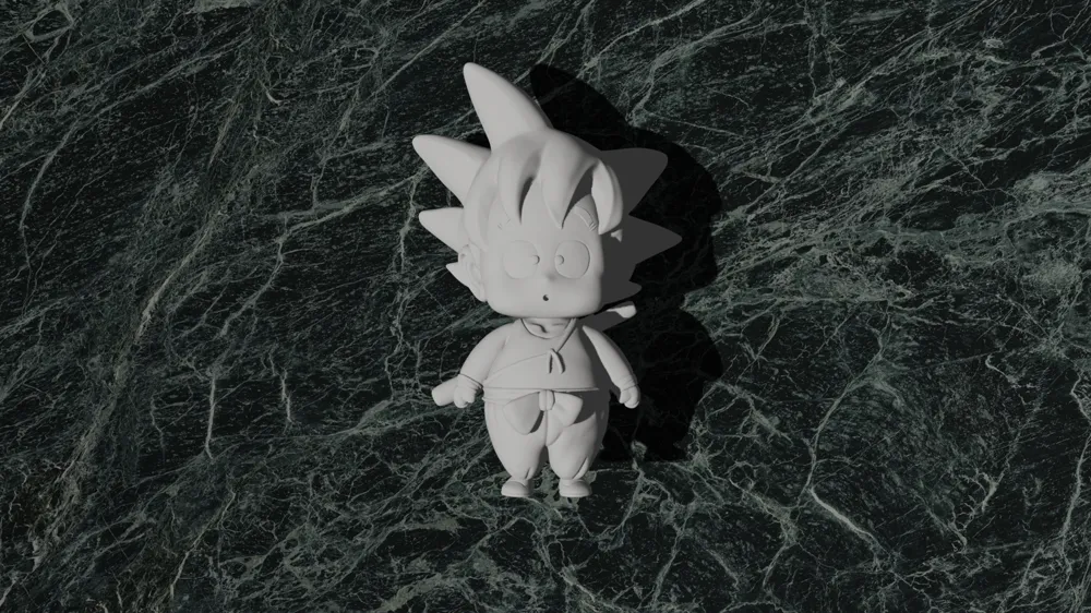 Baby Goku Dragon Ball Z #20 Optimized for 3D Print by 3DPremiun ...