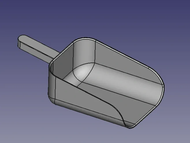 The SCOOPER shovel can be used to scoop food for pets or other types of ...