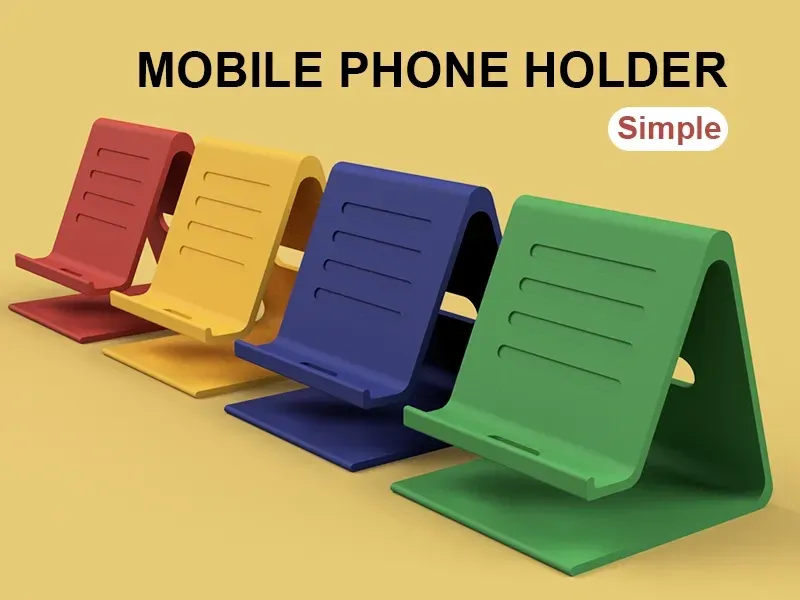 Desktop Phone Stand - Free 3D Print Model - MakerWorld