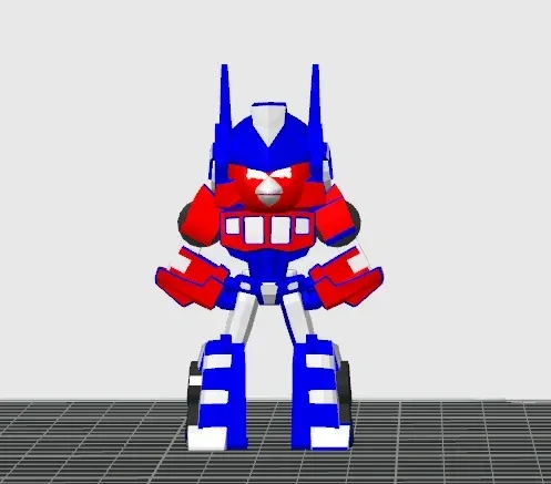 Q-Version Transformers Optimus Prime Angry Birds Red Bird Split Pillar by user_4107746057 ...