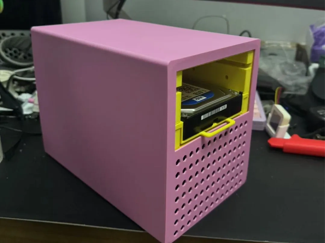 Hundred Yuan NAS 847 Control Board Case, 847 Industrial Control Board Dual Hard Disk Bay ...