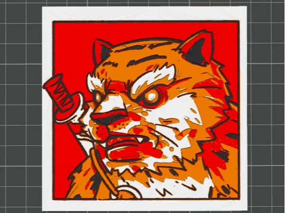 Black Myth: Wukong Tiger Vanguard Relief by 猫哥COM - MakerWorld