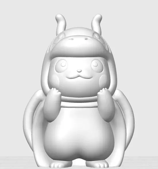 Dragonite Pikachu Remixed by 轻盈的青竹 - MakerWorld