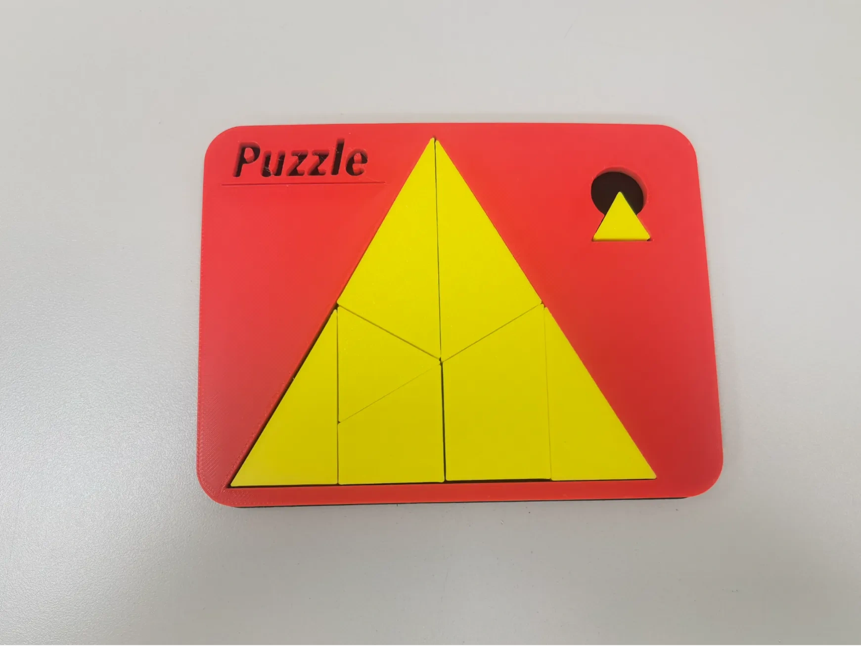 Challenge impossible! - Place the small triangle into the seemingly ...
