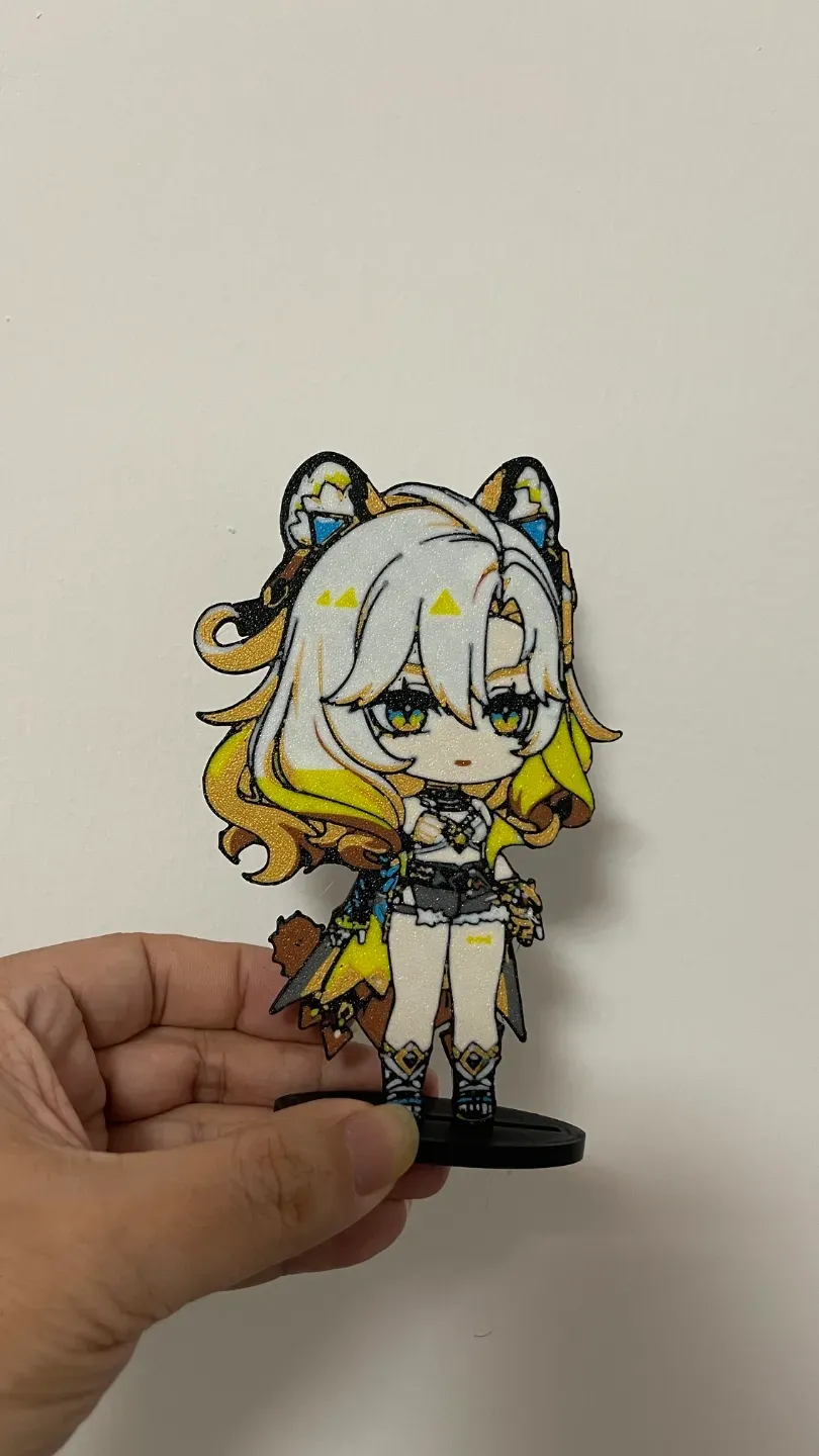 Genshin Impact Xinyan Character Art Fridge Magnet (8-color print) by 西月 ...