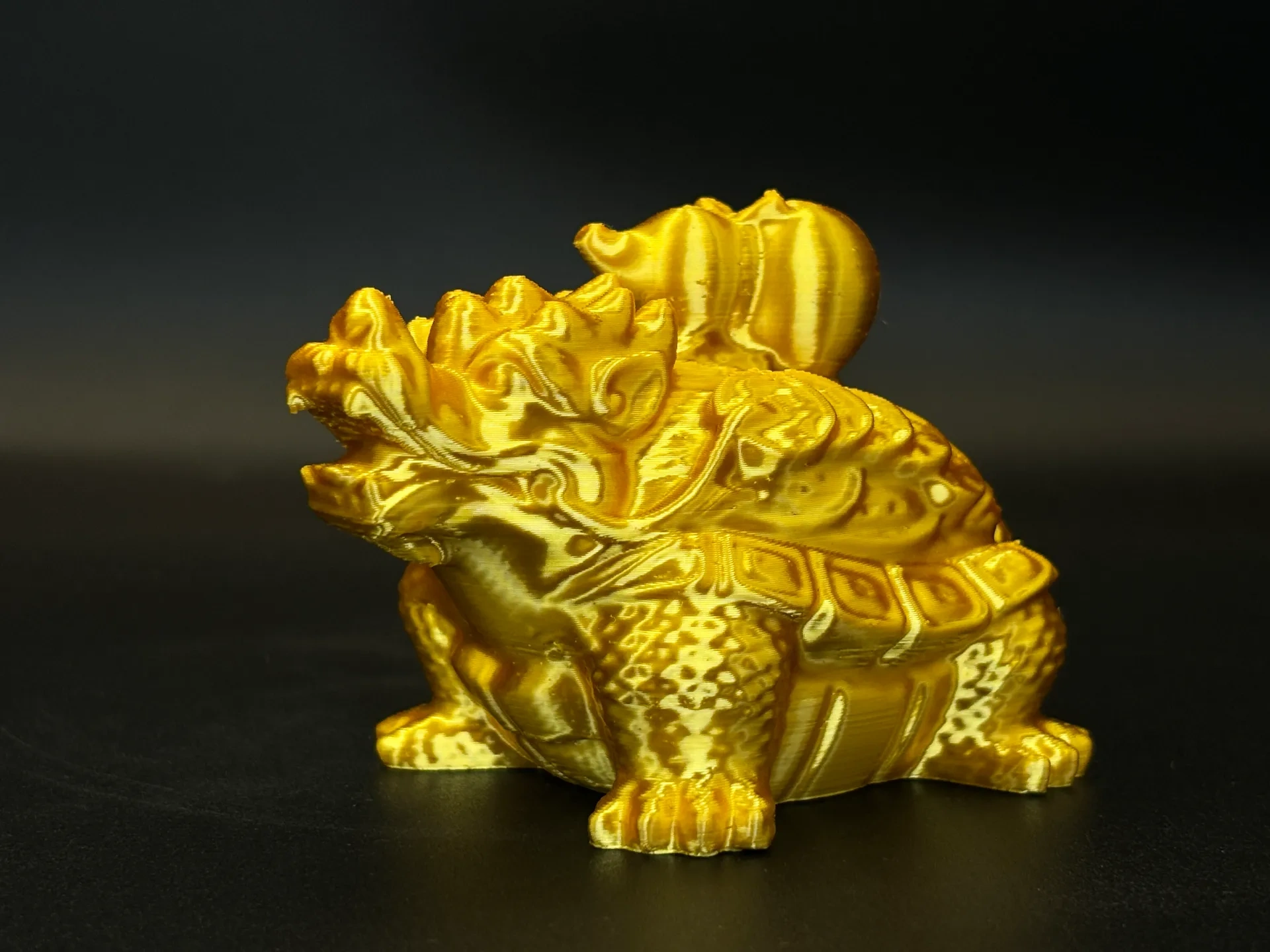 New Chinese style 【Fu Lu Long Gui】Dragon Son Bi Xi Ornament Tea Table ...