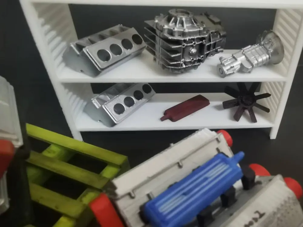 Engine Model, Motor, Pallet, Forklift, Shelf by HaiBoWen - MakerWorld