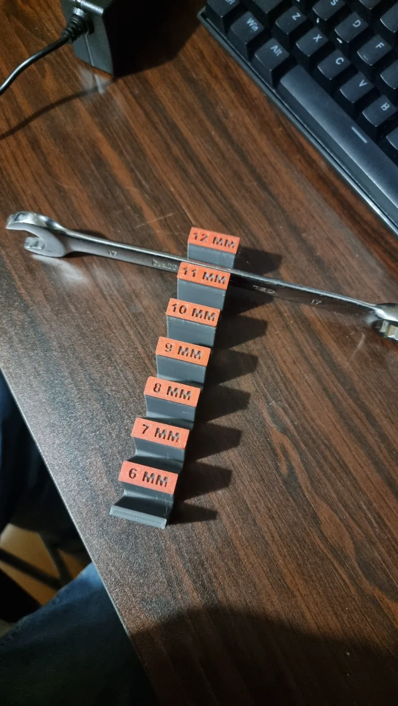 Modular Spanner Rack Holder Remixed by Paradox95 MakerWorld: Download Free 3D Models