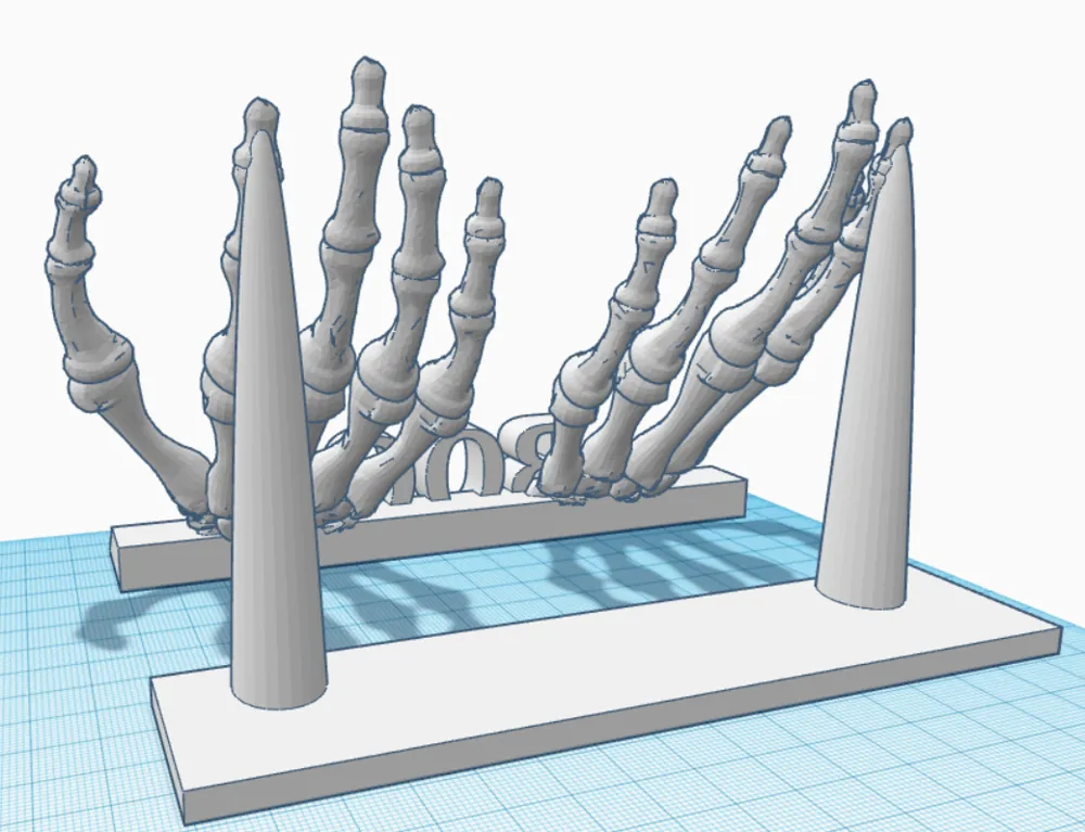 Skeleton Hand Phone Holder by NetherBoss - MakerWorld