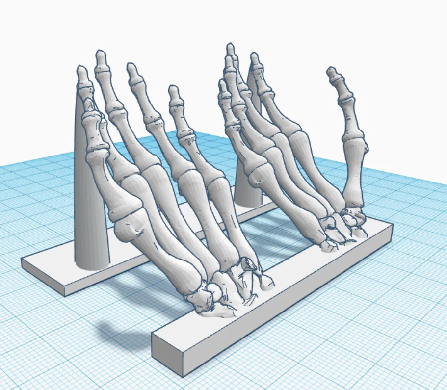 Skeleton Hand Phone Holder by NetherBoss - MakerWorld