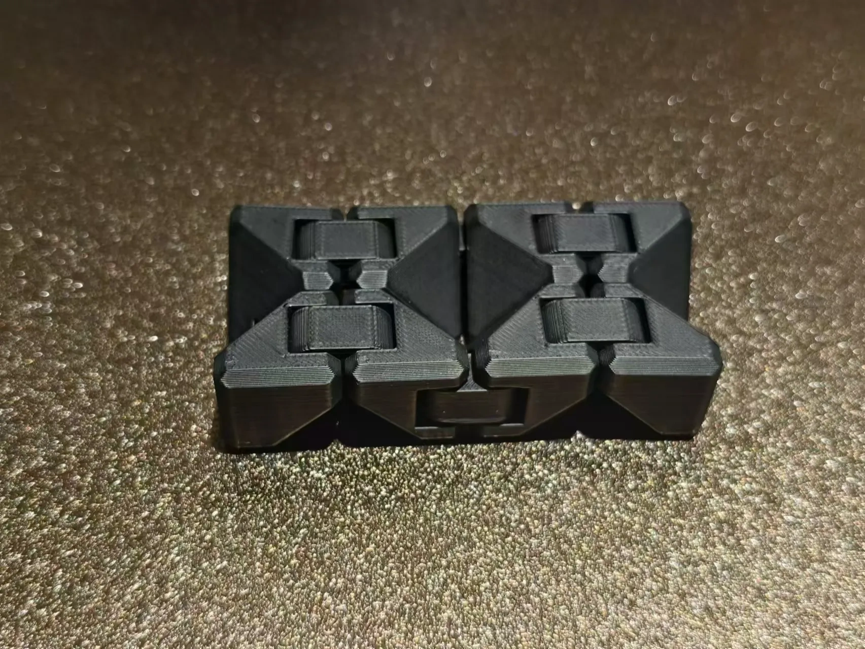 Textured Fidget Infinity Cube (Articulated) by 宇宙 - MakerWorld