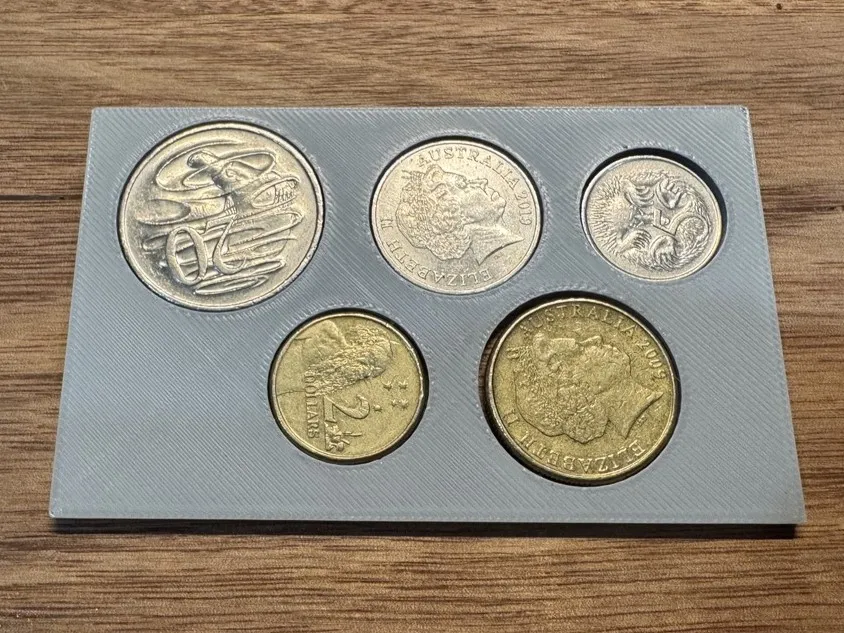 Coin Sorter - Australian version - Free 3D Print Model - MakerWorld