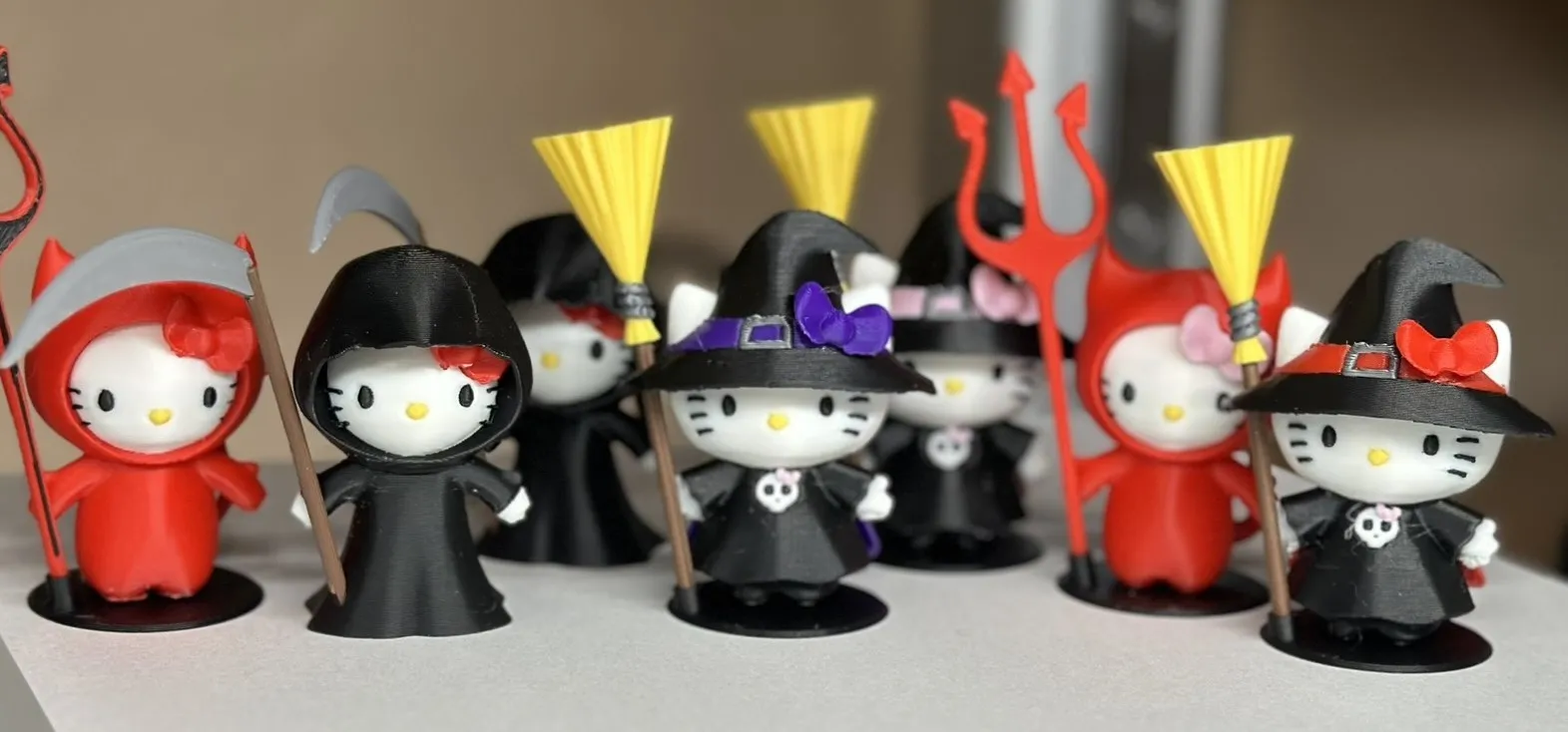 Witch Hello Kitty by JP3D MakerWorld: Download Free 3D Models