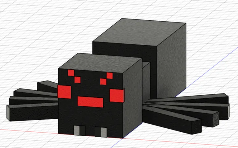 Minecraft Spider by JotaFX - MakerWorld