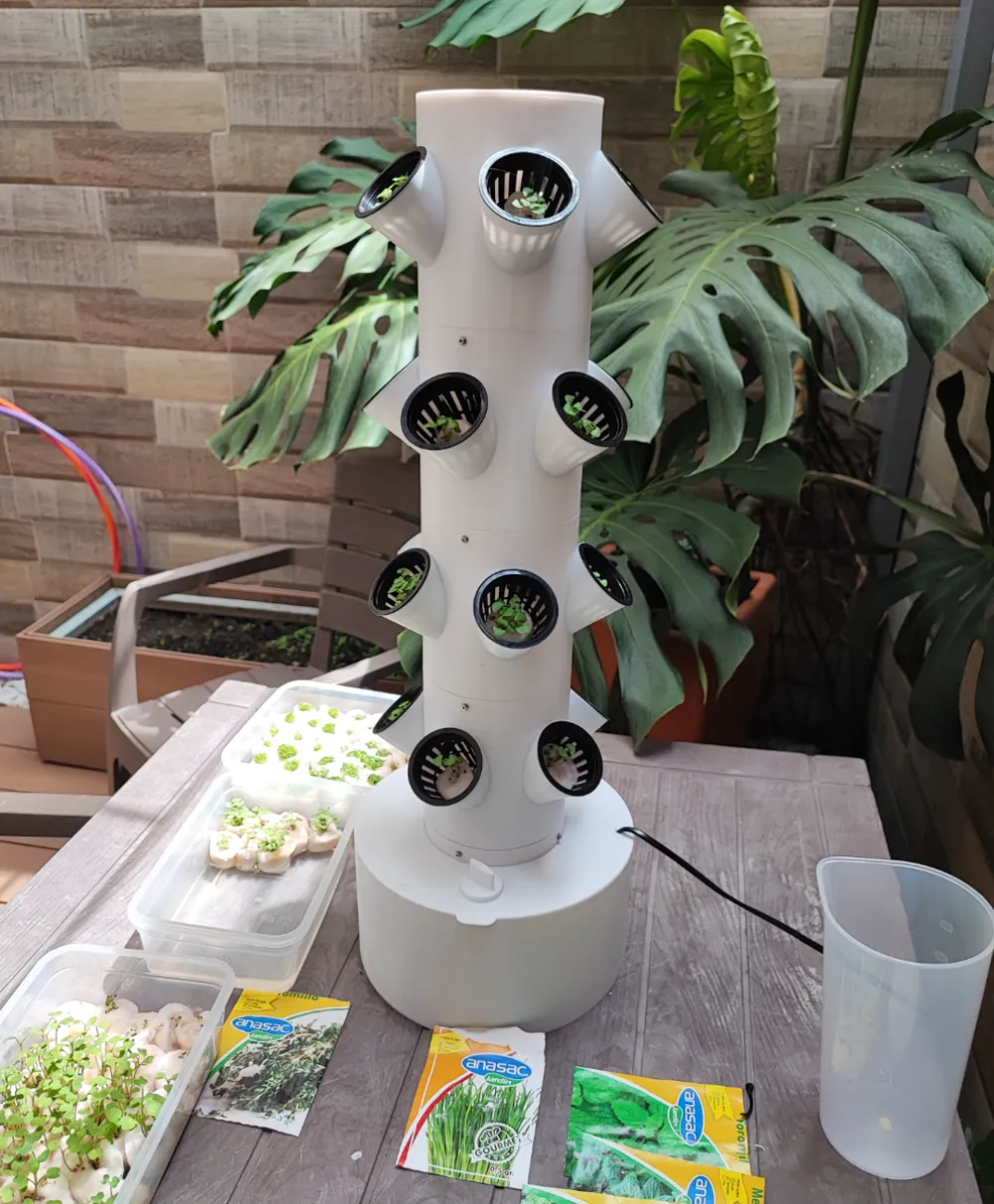 Modular Hydroponic Tower by user_3137137160 - MakerWorld