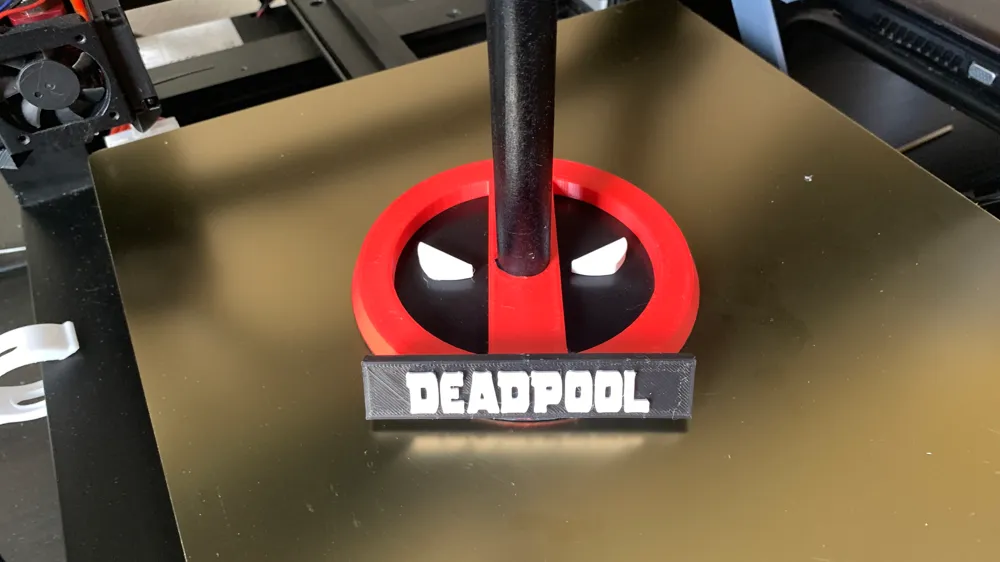 Deadpool Helmet stand - Free 3D Print Model - MakerWorld