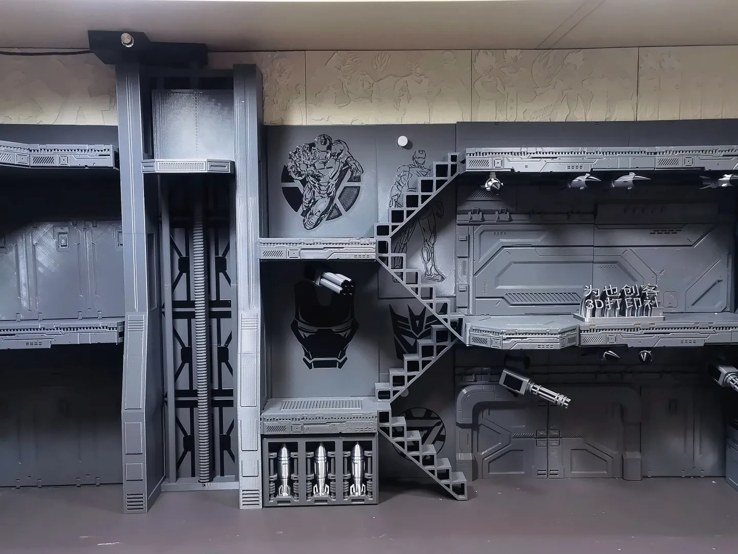 Cyberpunk Mech Desktop Organizer (Complete Set) by 为也创客 - MakerWorld