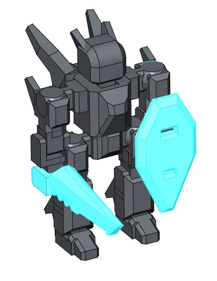 Striker-01 Mecha | Model Kit - Free 3D Print Model - MakerWorld