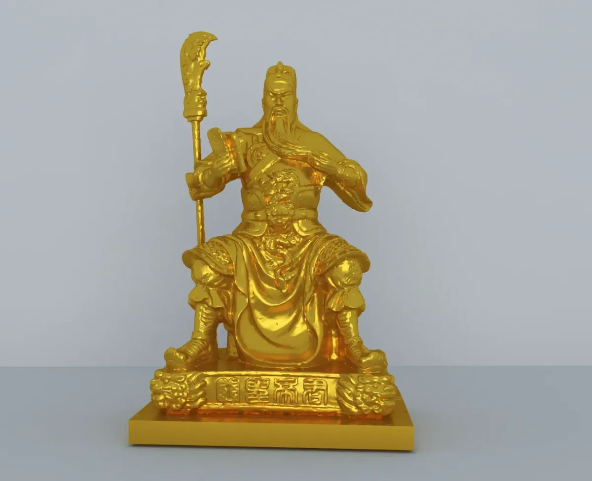 Guardião da riqueza, o Santo Imperador Guan Yu, Guan Gong - Modelo ...