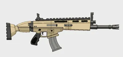 Fortnite SCAR by B1gsexy - MakerWorld