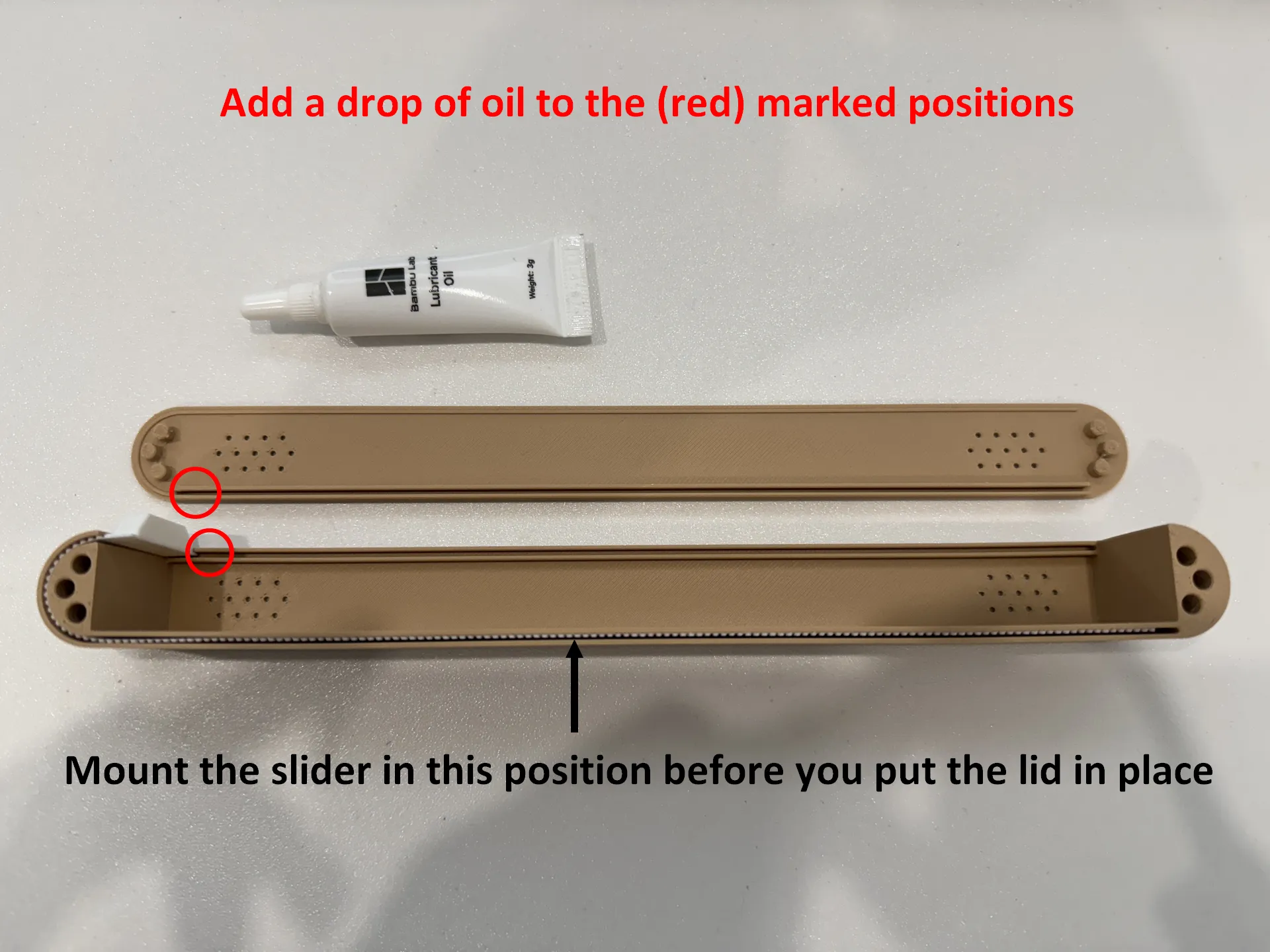 Sliding case for small parts like cotton swabs etc by mgm86 MakerWorld ...