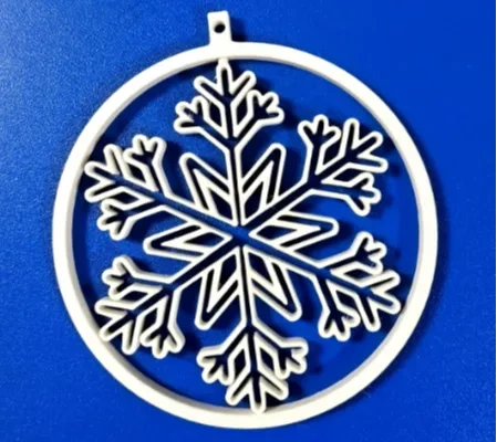 Hollow rotating snowflake by tim050515 - MakerWorld