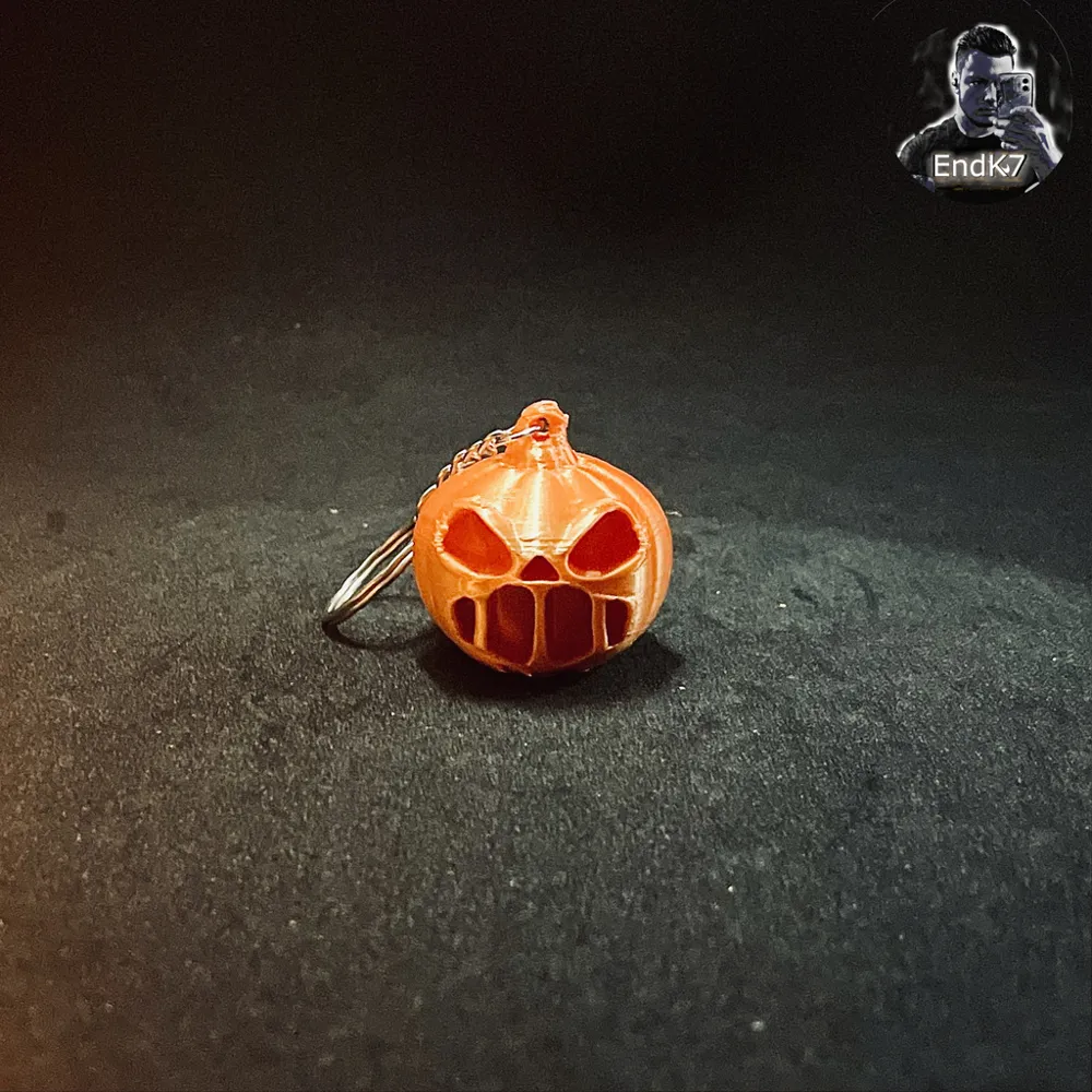 Halloween Pumpkin Keychain - 5 Variations by EndK7Designs - MakerWorld