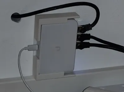 Unifi USW flex mini DIN rail & wallmount by Nubbit MakerWorld: Download ...