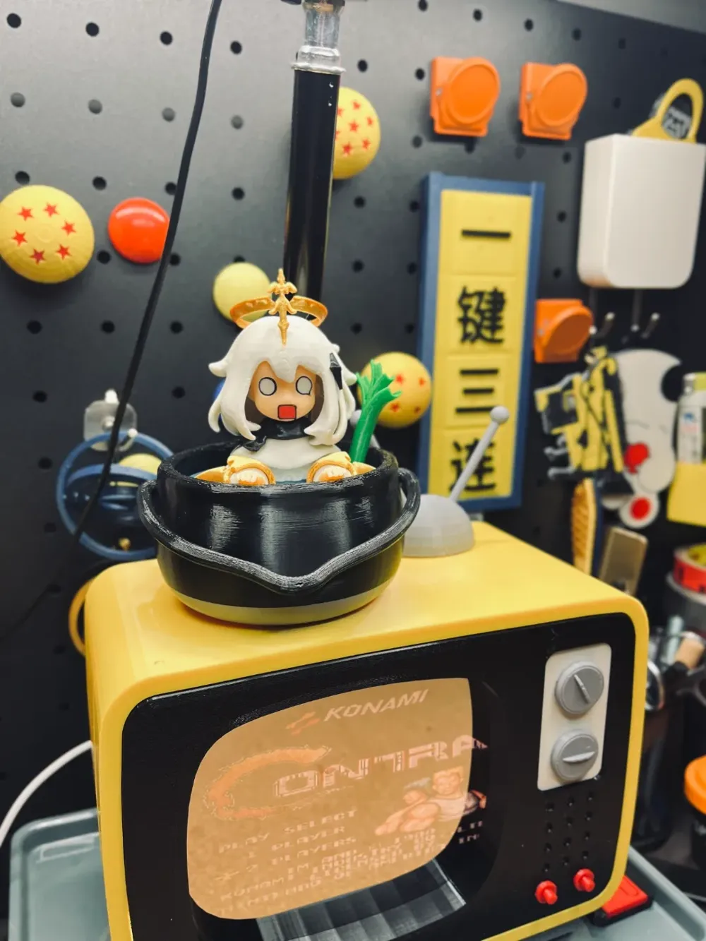 Genshin Impact - Paimon in a Pot Figurine - FDM Multi-Part Multi-Color ...