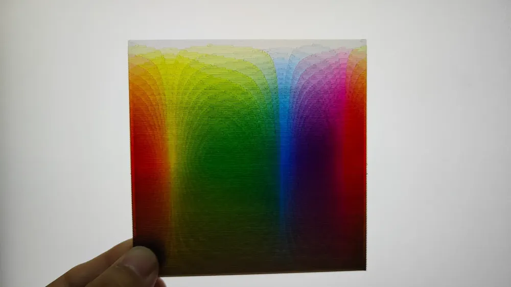 3D Printed Photo: Color Panel Benchmark - Free 3D Print Model - MakerWorld