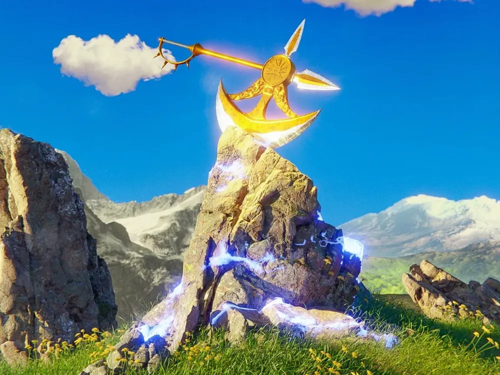 The Seven Deadly Sins Escanor's Weapon Divine Axe Rhitta by 陌上开菊花 ...