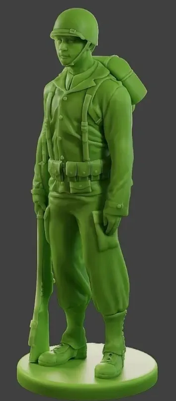 Little Green Men, American Soldier by 陌上开菊花 - MakerWorld