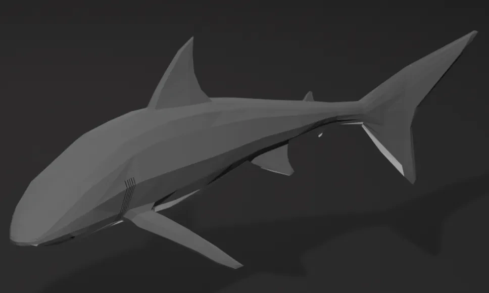 Shark Poly by 陌上开菊花 - MakerWorld