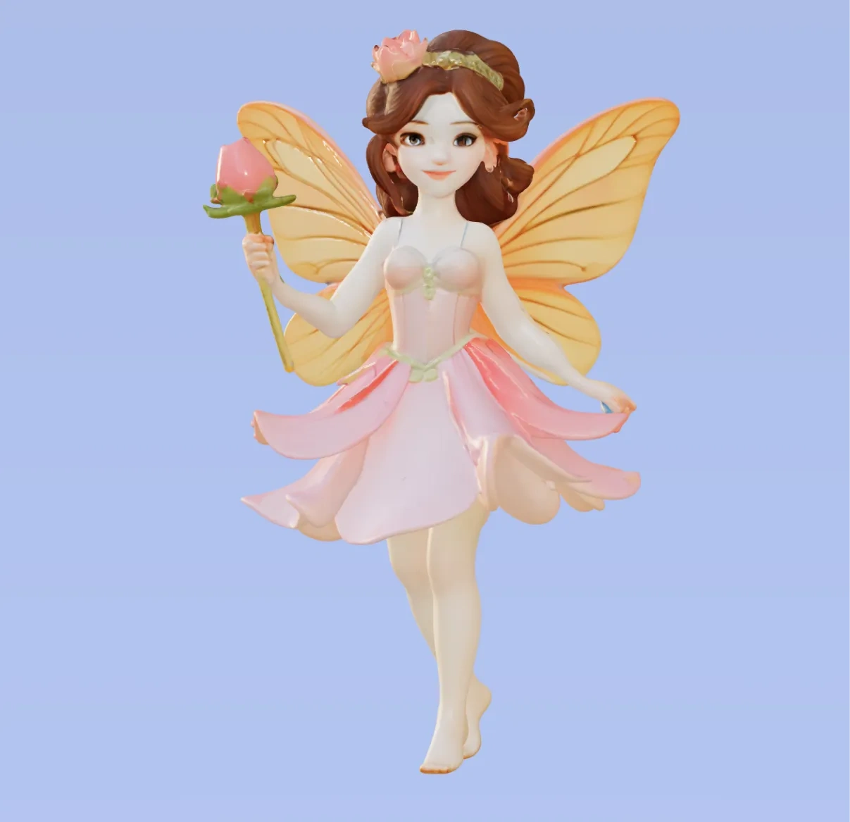Lotus Fairy by user_61529897 - MakerWorld