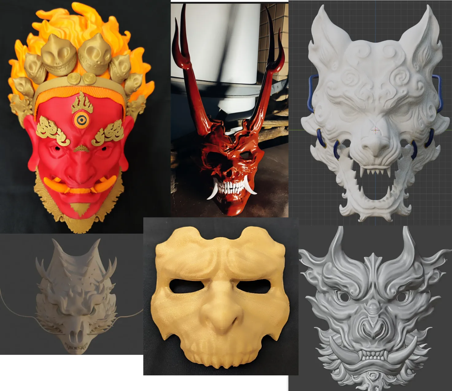 Masquerade Mask (Half-Face Mask) by 箱庭猫猫 MakerWorld: Download Free 3D ...